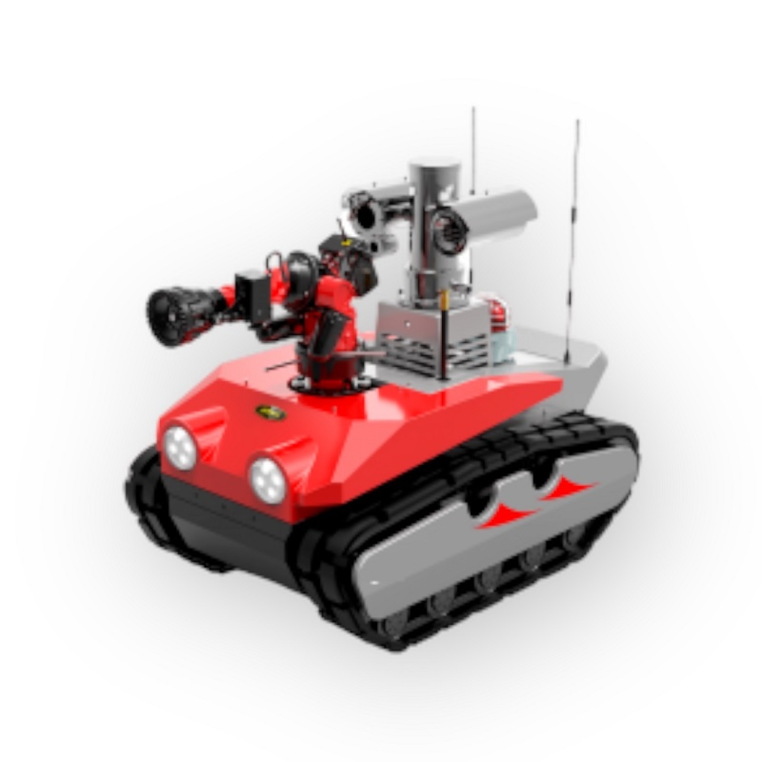 Intelligente explosieveilige brandweer- en verkenningsrobot ...