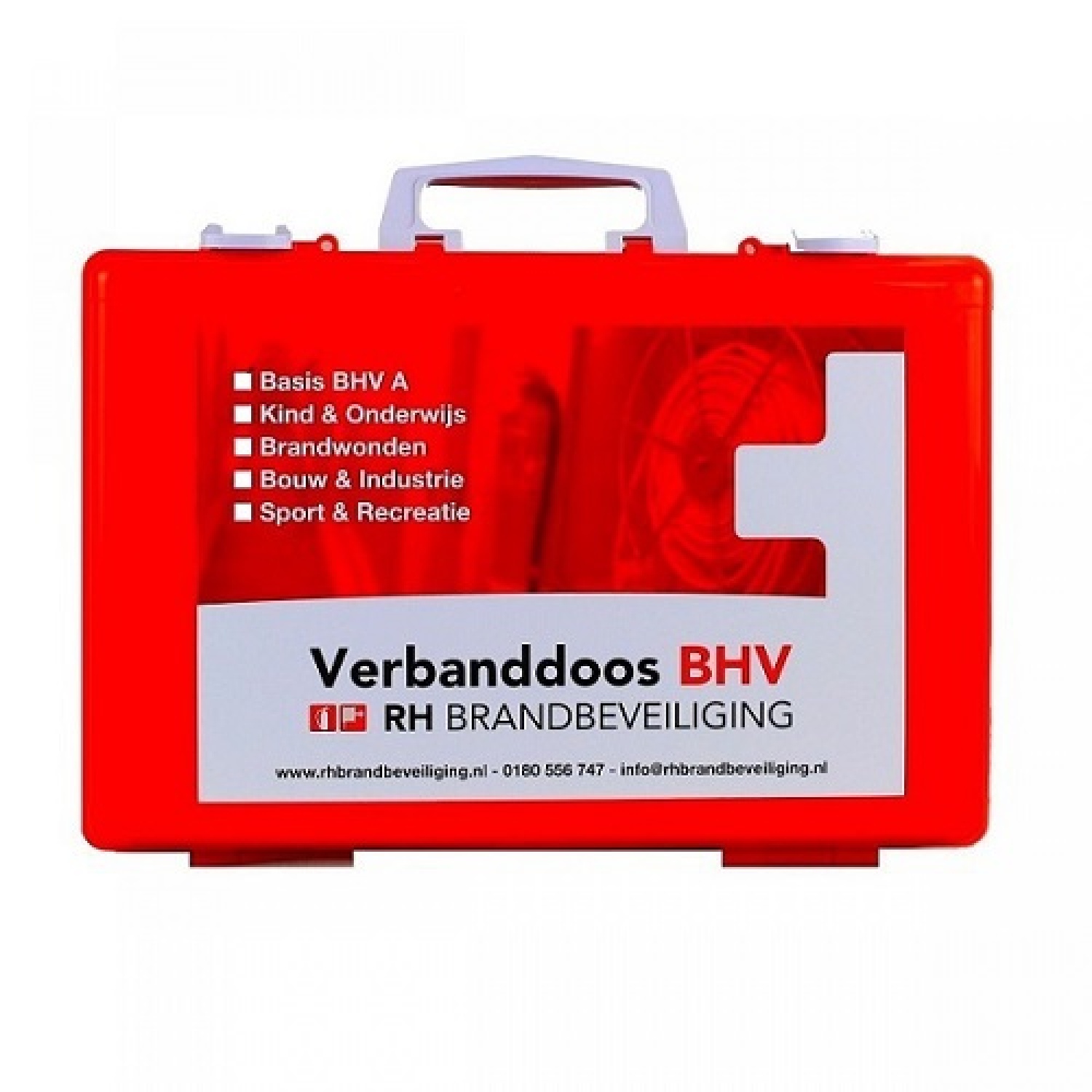 BHV kast met inhoud BHV en EHBO klein | Brandblussershop